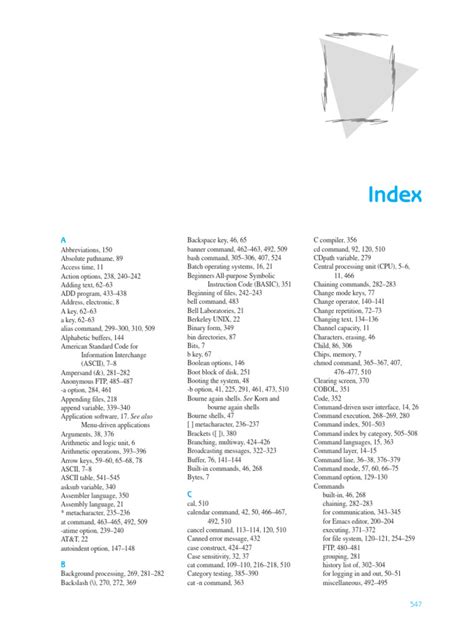 Index Pdf Command Line Interface Computer File