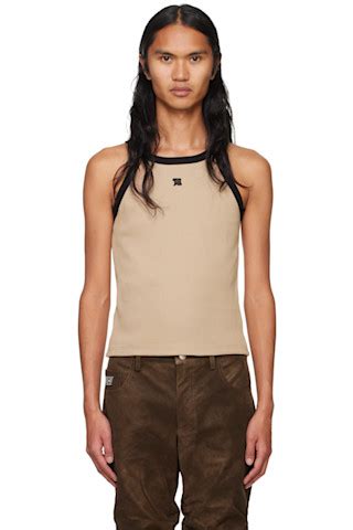 Beige Sex Tank Top By MISBHV On Sale