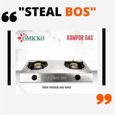 Jual Omicko Kompor 2 Tungku Omickokompor 2 Tungku Omicko Stainless