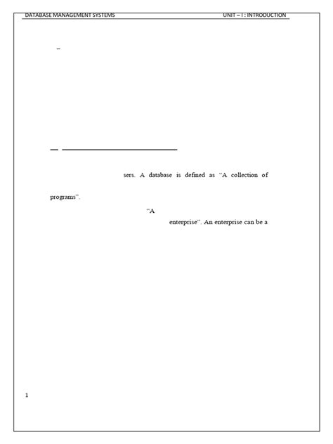 Unit 1a Dbms Pdf Databases Data Model