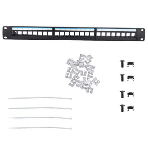 Buy Tosuny Patch Panel Cat6 19inch Cat6 Patch Panel 24port Patch