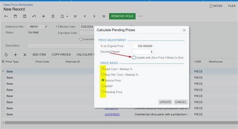 Updating Estimated Margin On Sales Order Line Community