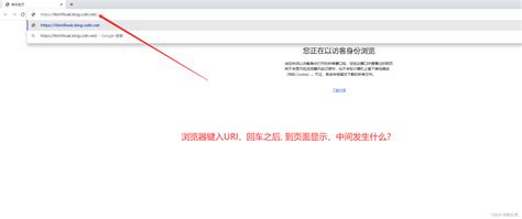揭秘浏览器键入uri到页面显示的过程 浏览器键入uri，到页面显示，中间发生什么？为什么get请求return的内容会显示在浏览器 Csdn博客