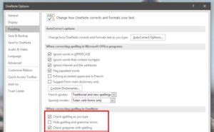 How To Turn Off Spelling And Grammar Check In OneNote