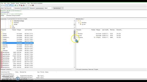 How To Upload Files To Filezila Server Cc Suhana Youtube