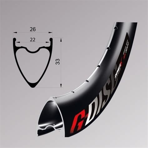 Обод 28 Remerx G-DISС , 622x22, 32 спиц, f/v, двойной, черный. Чехия ...