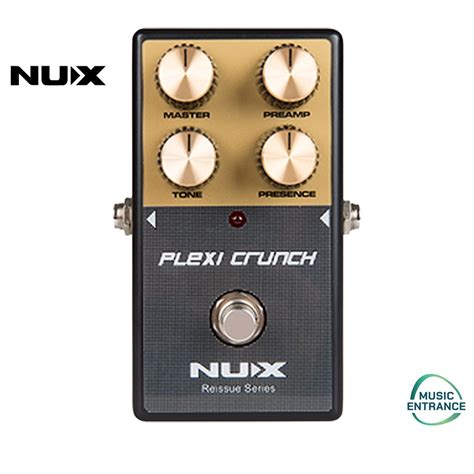 Nux Effect Guitar Reissue Series Stompboxes Plexi Crunch เอฟเฟ็คก้อนสำหรับกีตาร์ Shopee Thailand
