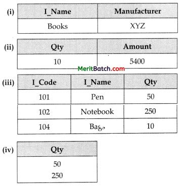 CBSE Sample Papers For Class Informatics Practices Set With
