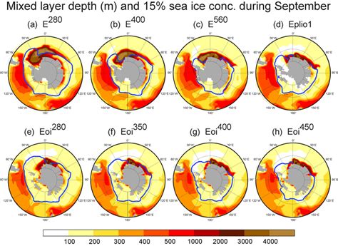 Oceanic Mixed Layer Depth In The Southern Hemisphere During September