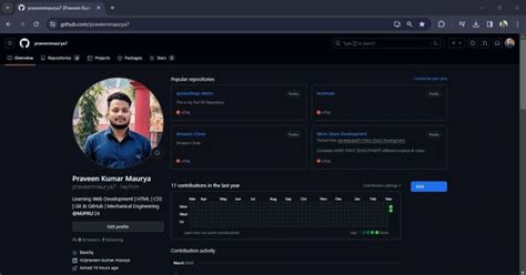 Praveen Kumar Maurya On Linkedin Git Github Developmentjourney Shraddhakhapra Apnacollege