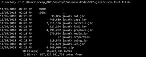 Java Ntrols Could Not Be Found Javafx 11 Jdk 1101