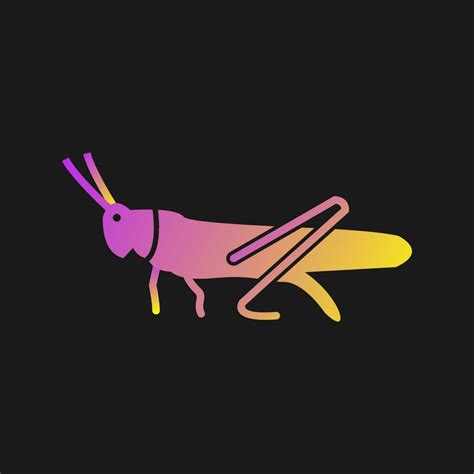 Grasshopper Vector Icon 23751870 Vector Art At Vecteezy