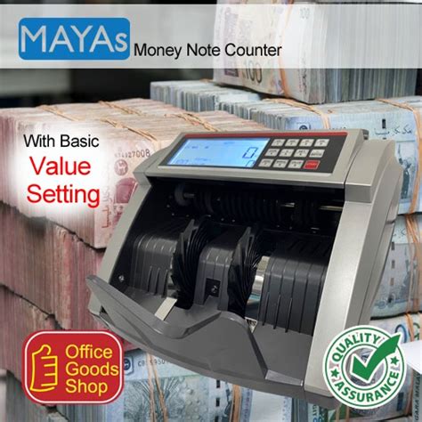 Money Note Counter Machine With Basic Value Count Total Amount Manual Mesin Kira Wang Dengan