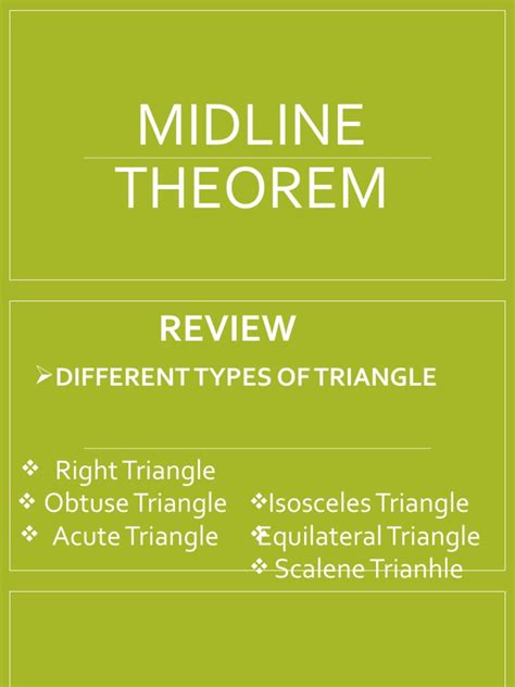 Midline Theorem Pdf Triangle Elementary Mathematics