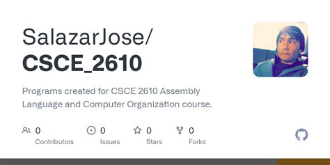 github salazarjose csce 2610 programs created for csce 2610 assembly