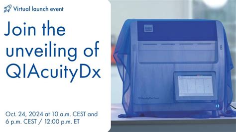 Amin Edraki On Linkedin Join The Launch Of Our New Ivdr Digital Pcr Platform Qiacuitydx 👇