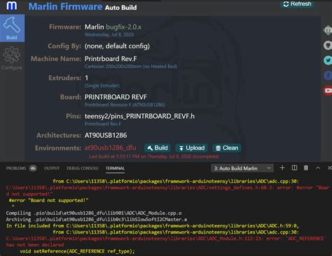 Marlin Compiling Issue With Printrboard Issue MarlinFirmware Marlin GitHub