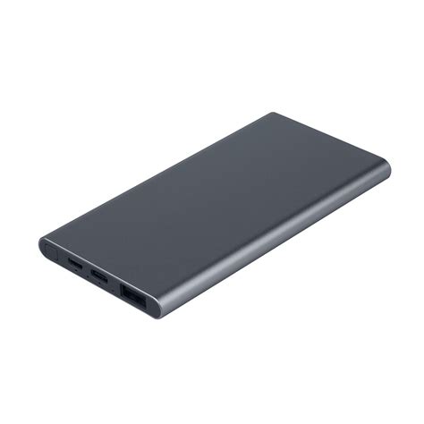 Powerbank Flat 5C | silber | ohne Veredelung | 11200-5000-sil#30000