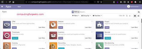 How To Install Odoo On Ubuntu ComputingForGeeks