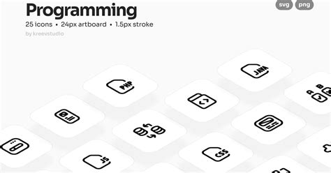 Programming Ui Icons Icons Ft Programming And Ui Envato