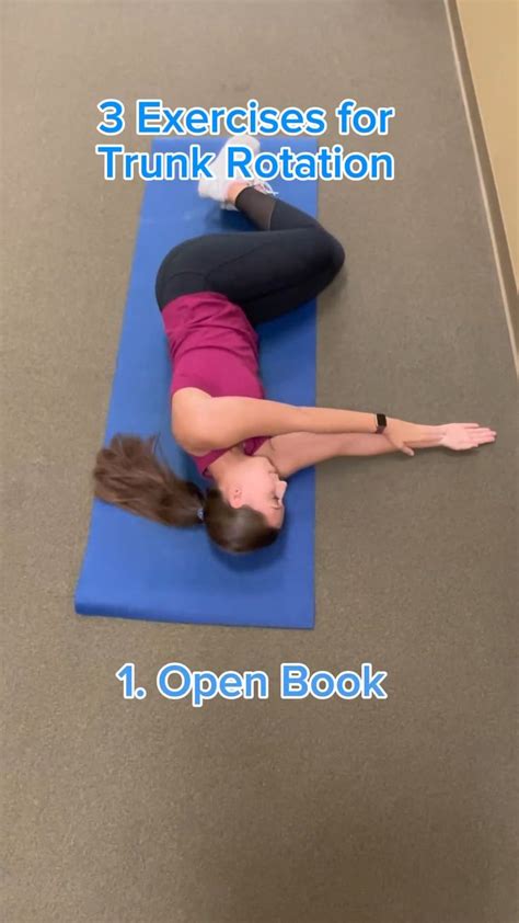 3 Exercises for Trunk Rotation | Pelvic pain, Exercise, Pelvic region