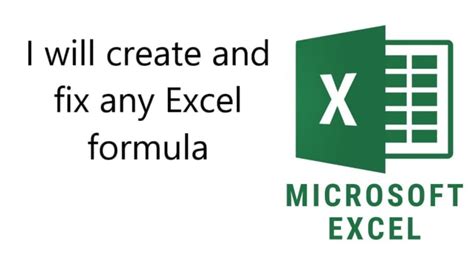 Create And Fix Any Excel Formula And Macros By Aneeskhan0158 Fiverr