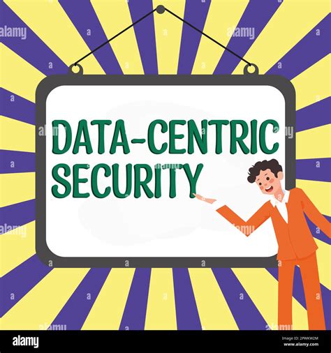 Sign Displaying Data Centric Security Concept Meaning Involves The