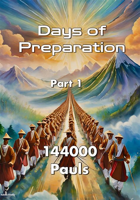 Days Of Preparation Part 1 144000 Pauls By Richard Daniel Mar 2024 Medium
