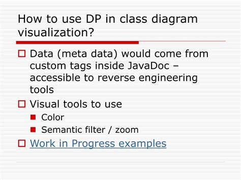 Ppt Improving Uml Class Diagrams Using Design Patterns Semantics Powerpoint Presentation Id