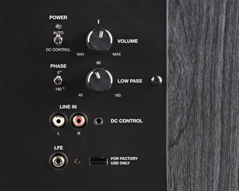 Should I Use My Subwoofers Lfe Or Line Input Connections Sound And Vision