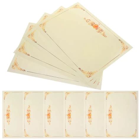 100 Sheets Of Certificate Paper Diploma Certificate Paper Printable