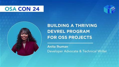 Building A Thriving Devrel Program For Oss Projects Youtube