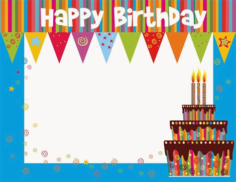 Birthday Card Templates Birthday Card Template Birthday Card Happy