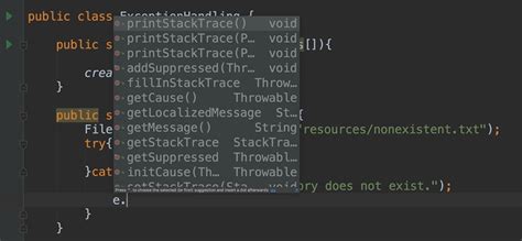 Chapter 13a Exceptions