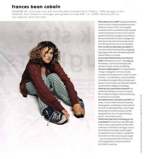 Frances Bean Cobain Wearing Nirvana