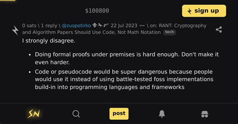 Reply On Rant Cryptography And Algorithm Papers Should Use Code Not Math Notation Stacker