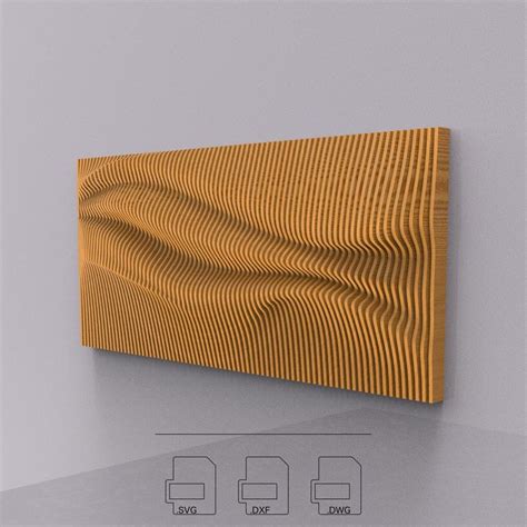 Parametric Wall Art 6 Crimp Router Cut Files Cnc Files Vector Files