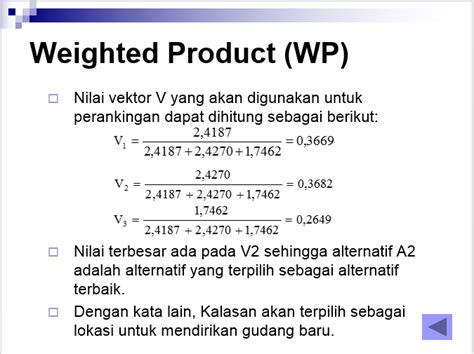 Aplikasi Metode Wpweighting Product Untuk Sistem Pendukung Keputusan Spk ~ Coding Shared