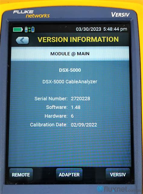 Fluke Networks Dsx 5000 Cable Analyzer Cat6a Ethernet Certifier Complete Kit
