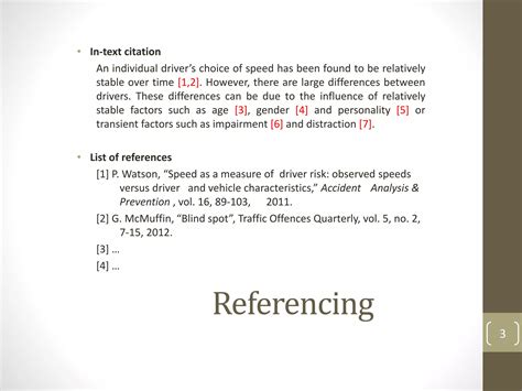 Ieee Referencing PPTX