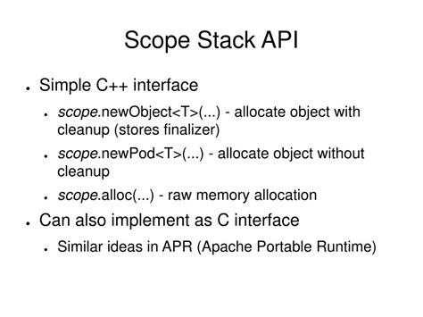 ppt scope stack allocation andreas fredriksson dice powerpoint