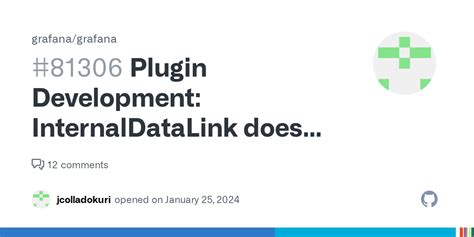 plugin development internaldatalink does not carry over time range