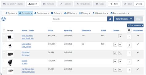 Hikashop Mass Actions Documentation And Tutorial