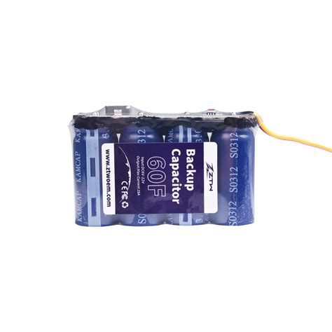 Ztw Power Capacitor Buffer Bec Backup 60f 6v12v 25a For Rc Helicopter