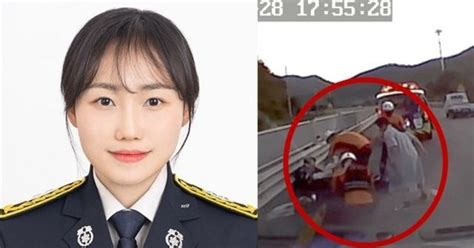 허리띠 풀어 지혈…오토바이 사고 운전자 살린 신입 소방관