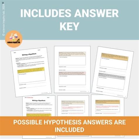 Writing A Hypothesis With Dependent And Independent Variables Practice