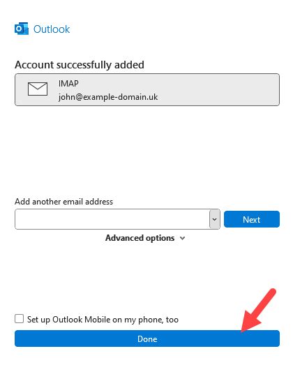 Configuring IMAP Email In Microsoft Outlook Office