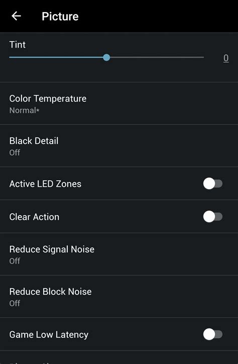 Vizio E Series LED TV Calibration Settings