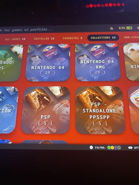 Editing Collections Tab In Gaming Mode Rsteamdeck