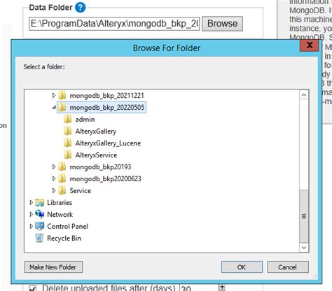 Solved Using Mongo Db Backup Alteryx Community
